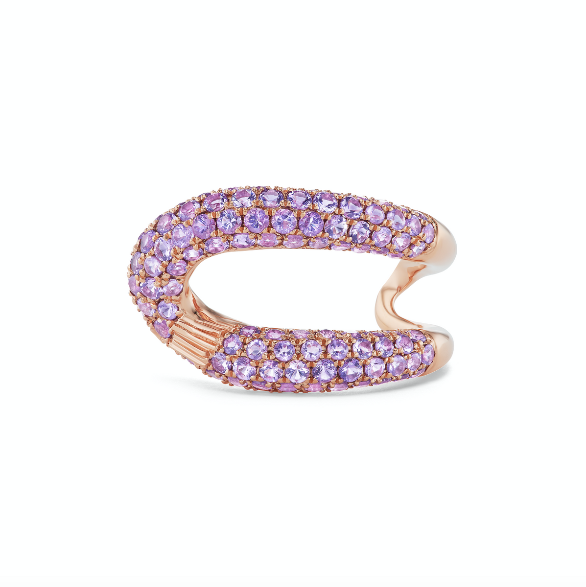 Intertwin Half Amethyst – Gemella Jewels